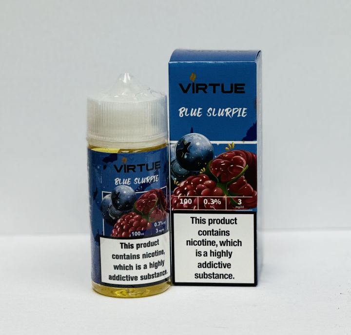 Blue Slurpie (Blueberry Raspberry) 3mg - Virtue Vapes