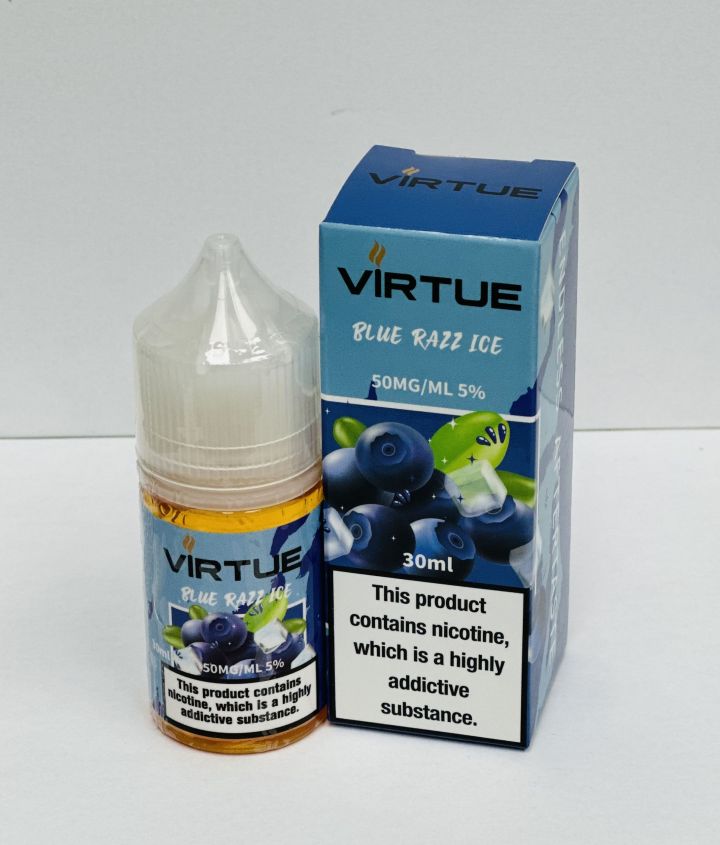 Blue Razz Ice 50mg - Virtue Vapes
