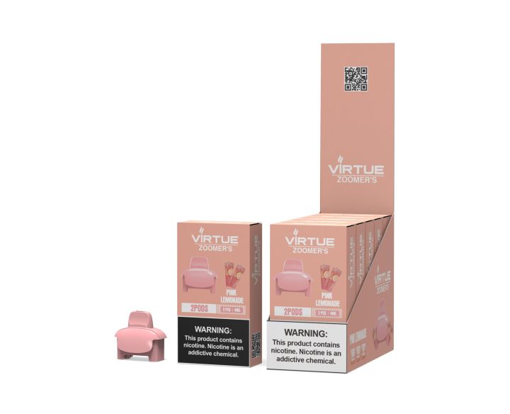 Virtue Zoomer's Pods 2pk Pink Lemonade - Virtue Vapes